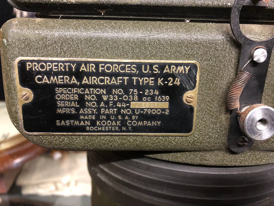 K-24 USAAF AIRCRAFT CAMERA – Antiques, Militaria & Collectables