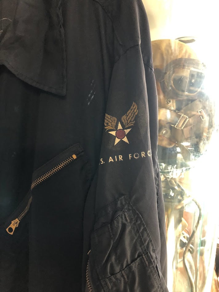 USAF BLUE NYLON FLYING SUIT 1950S - 1960S – Antiques, Militaria ...