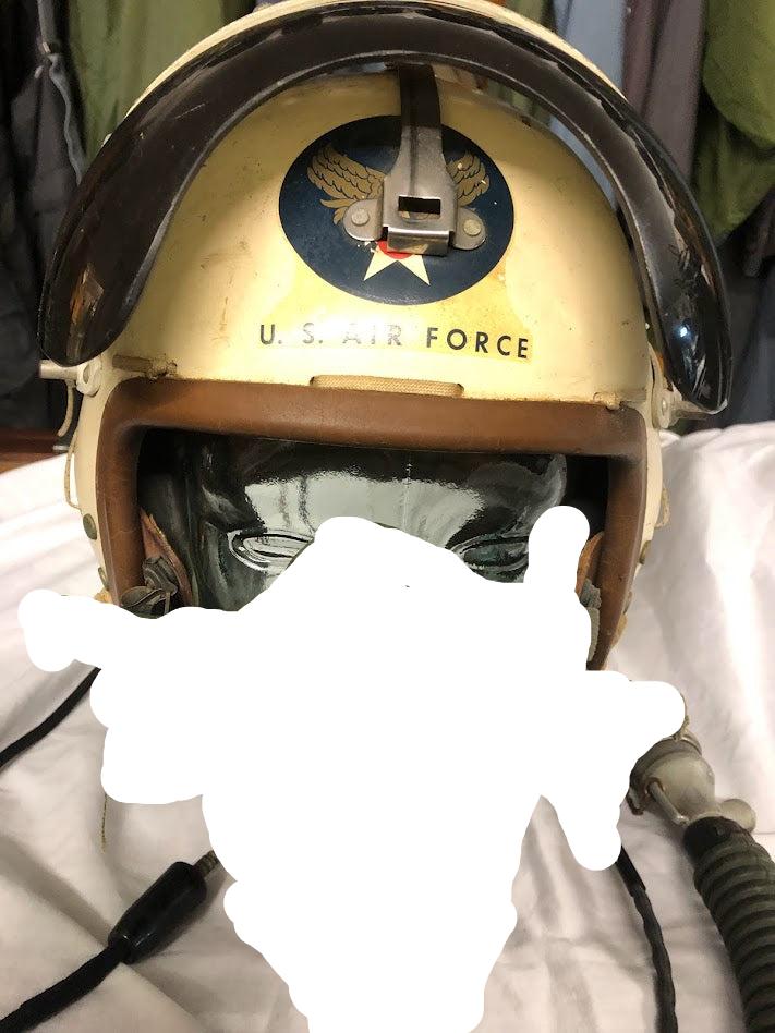 USAF EARLY JET/BOMBERS HELMET P4A – Antiques, Militaria & Collectables