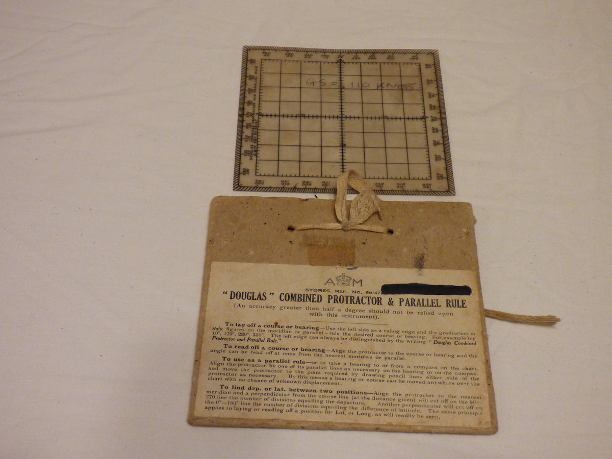 “Douglas” Combined Protractor & Parallel Rule 6b/47 – Antiques ...